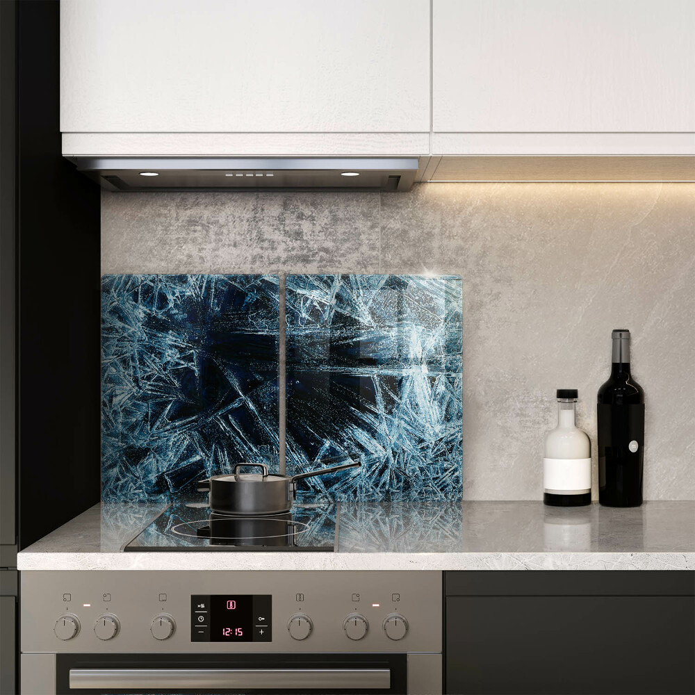 Glass chopping board Sharp ice structure