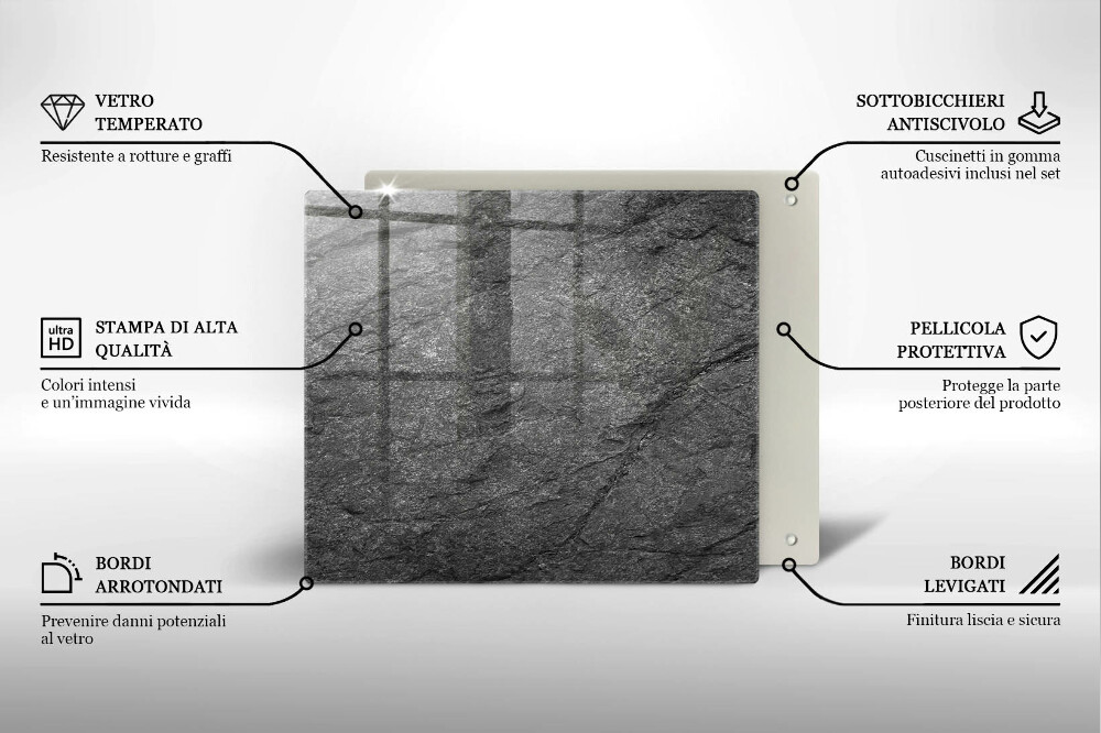 Kitchen worktop saver Stone texture
