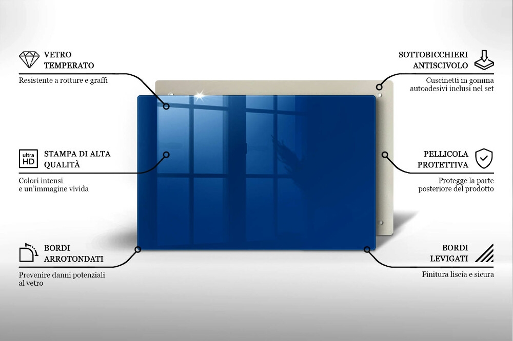 Kitchen worktop saver Blue color